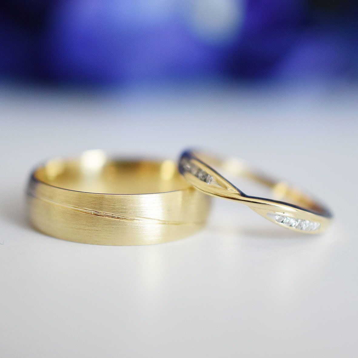 Diagonal Bands - Diana & Cristian – EtualiJoyeros